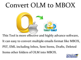OLM to MBOX Converter Tool | PPT