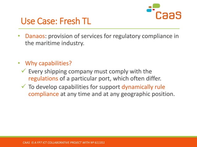 FP7 - Capability as a Service (CaaS) | PPT
