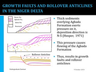A REVIEW OF GROWTH FAULTS AND ROLLOVER ANTICLINES (A CASE STUDY OF ...