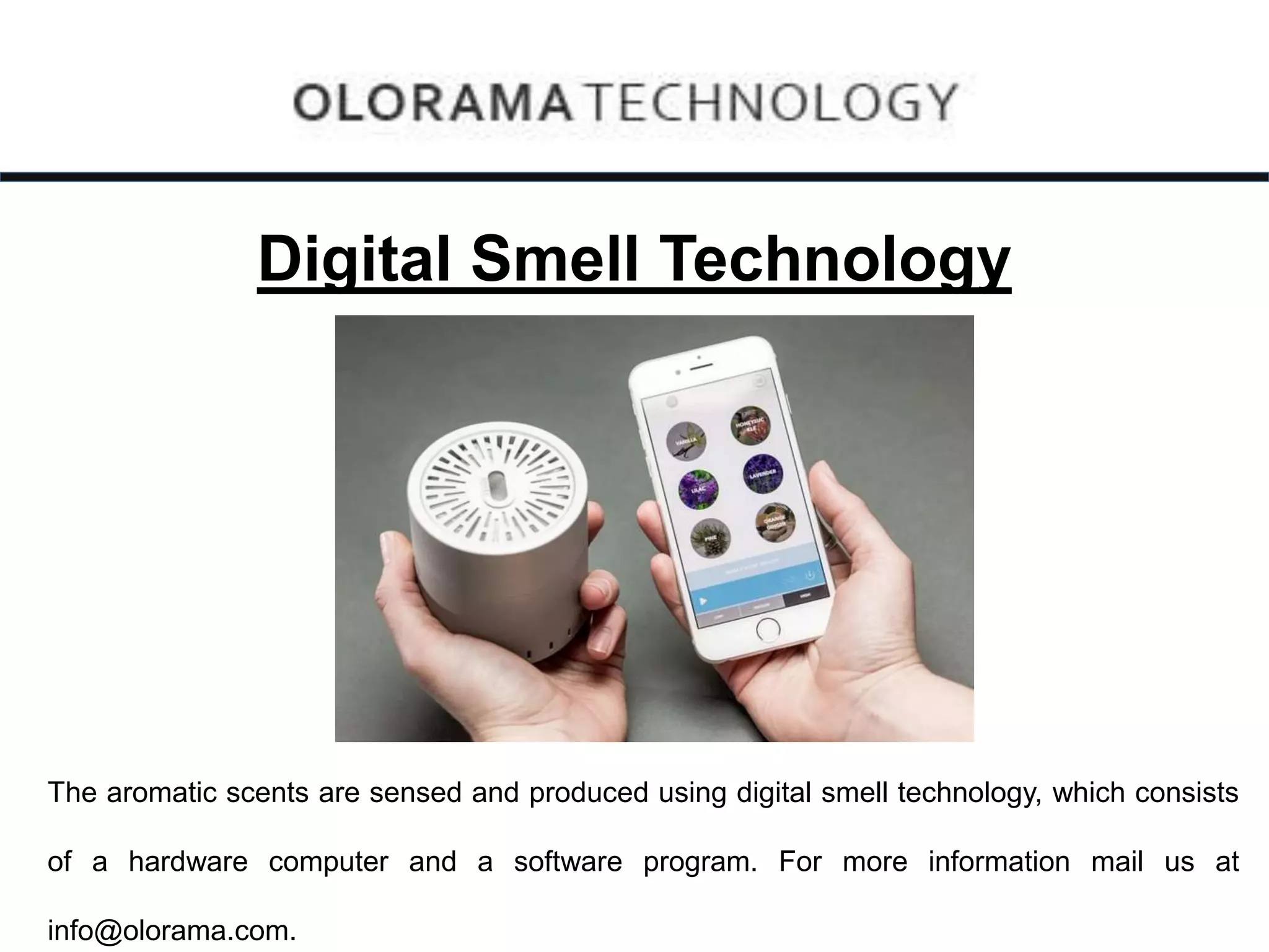 Digital Scent Technology | PPT | Perfume and Fragrance | Beauty