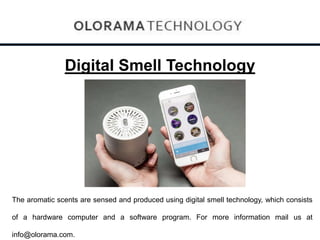 Digital Scent Technology | PPT | Perfume and Fragrance | Beauty