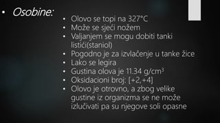 Olovo | PPTX