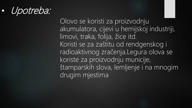 Olovo | PPTX