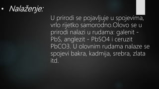 Olovo | PPTX