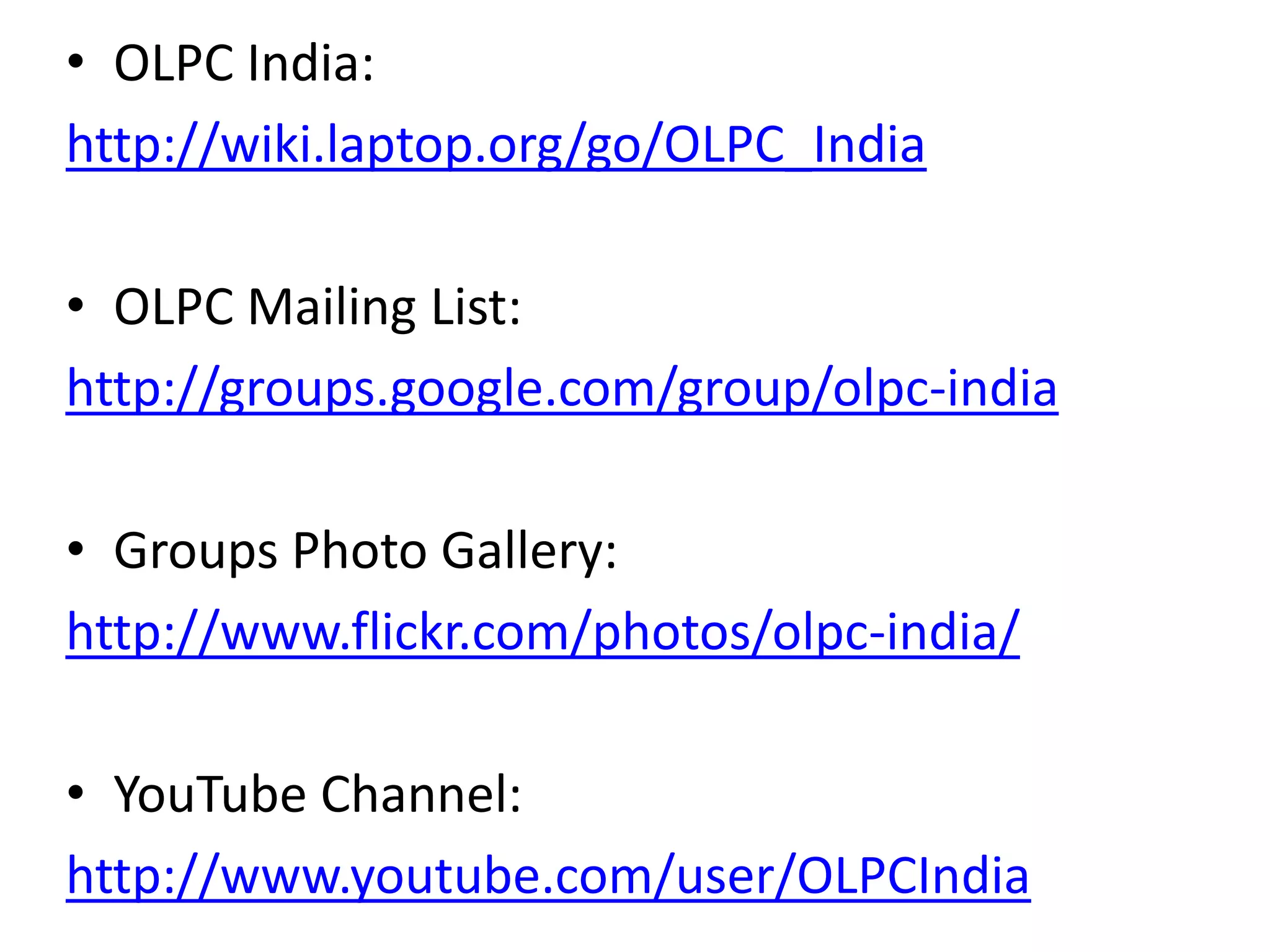 One Laptop Per Child | PDF