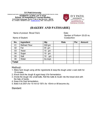 Recipes of the_practicals_done | DOCX