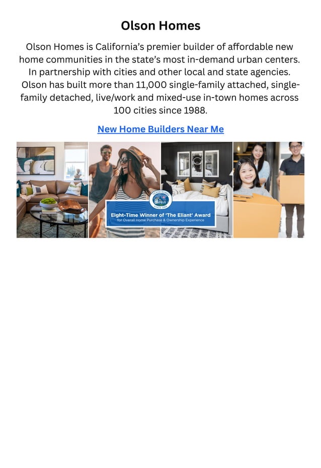 Olson Homes Pdf