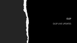 OLSP updates | POTX