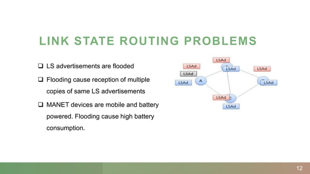 OLSR | Optimized Link State Routing Protocol | PPTX