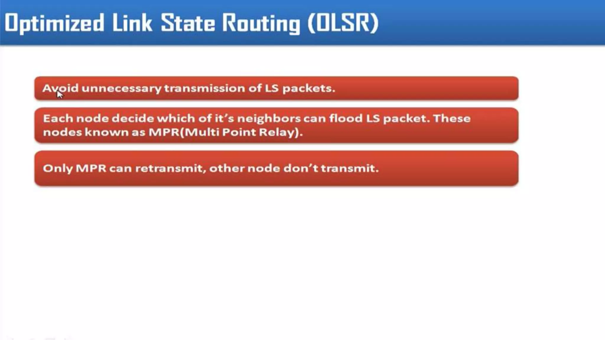 Olsr Protocol Ppt Pptx Computer Networking Computing