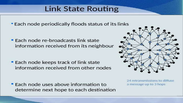 Olsr protocol ppt | PPTX | Computer Networking | Computing