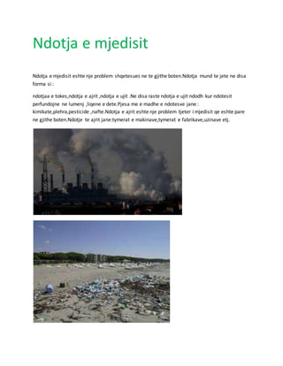 ndotja e mjedisit | DOCX