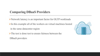 OLTP benchmark by Saikat Garai, Presidency college, Bangalore. | PPTX