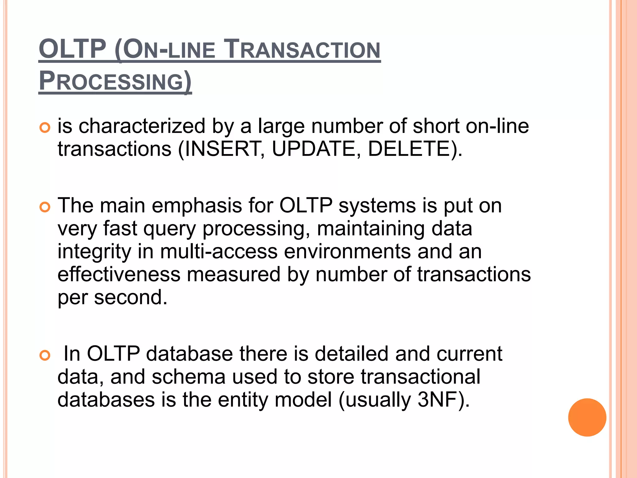 Oltp vs olap | PPTX