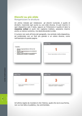 Oltre i punti elenco | PDF