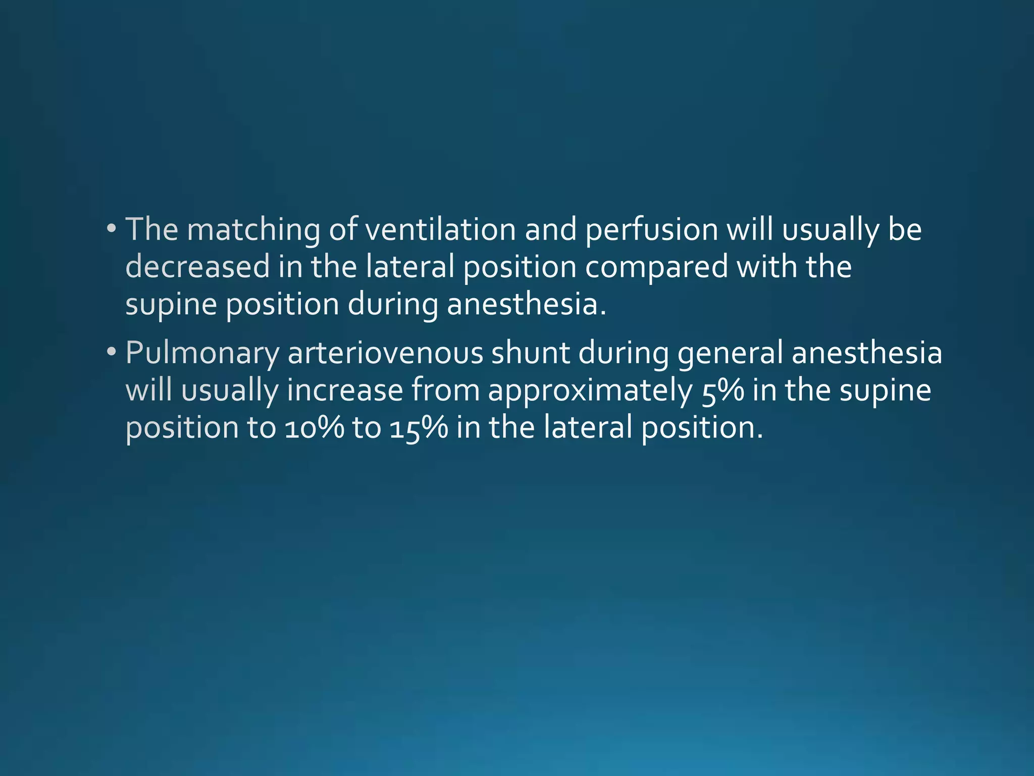 One Lung Ventilation | PPTX | Lung and Respiratory Health | Diseases ...