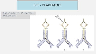 One lung ventilation in pediatric and adult patients | PPTX