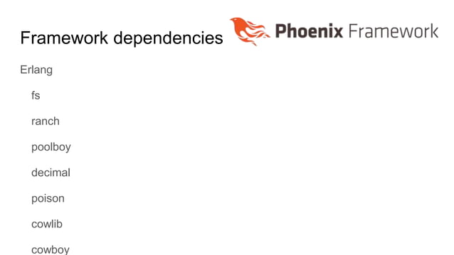 Introduction to Phoenix Framework (Elixir) 2016-01-07 | PPT