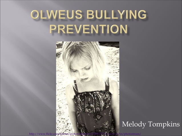 Olweus Bullying Prevention | PPT