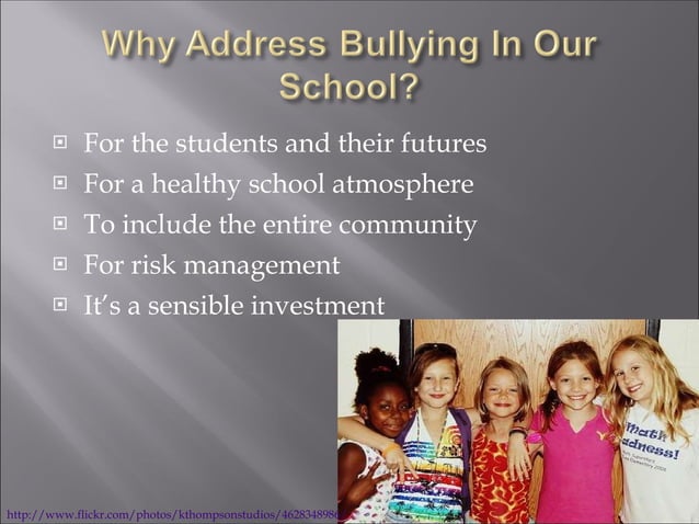 Olweus Bullying Prevention | PPT