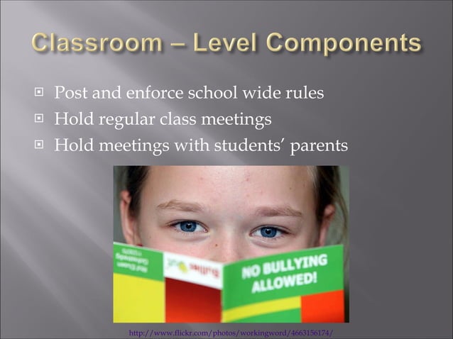 Olweus Bullying Prevention | PPT