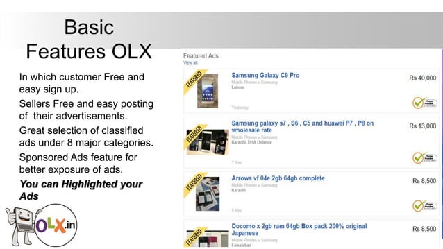 Olx and its working algorithm | PPTX