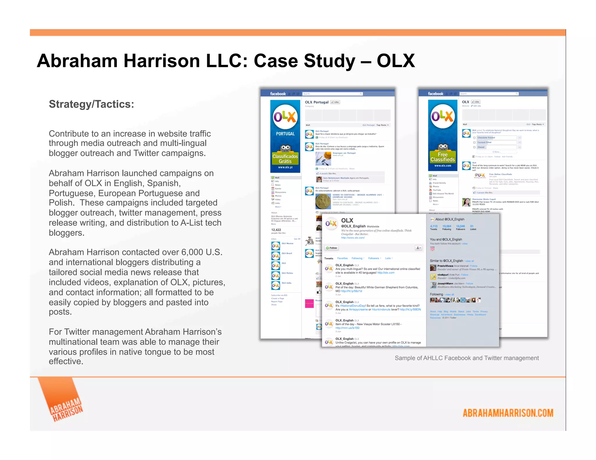 AHLLC Case Study: OLX | PDF