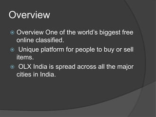 Olx ppt with its campaign | PPT