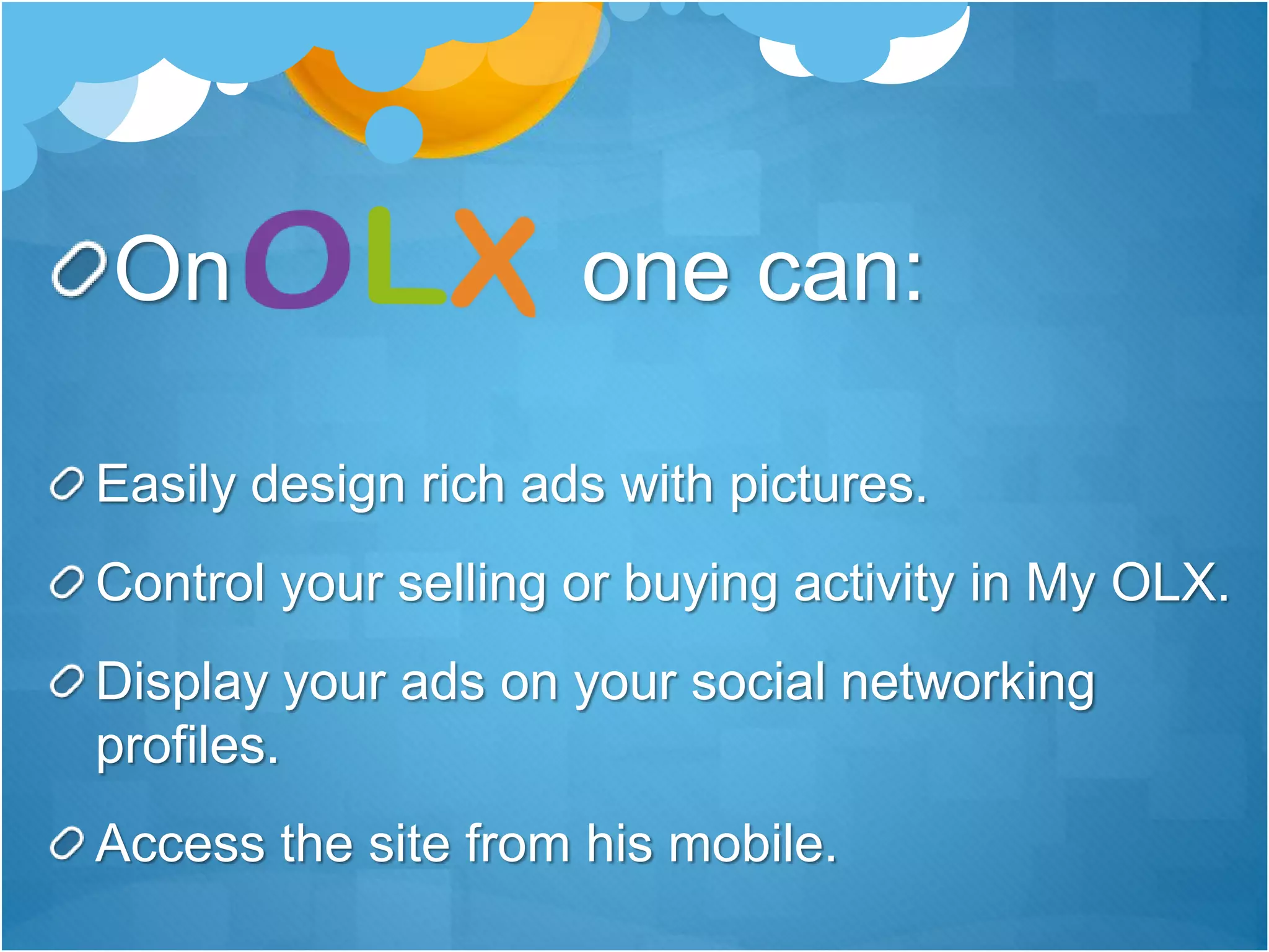 Olx presentation | PPTX | Internet | Computing