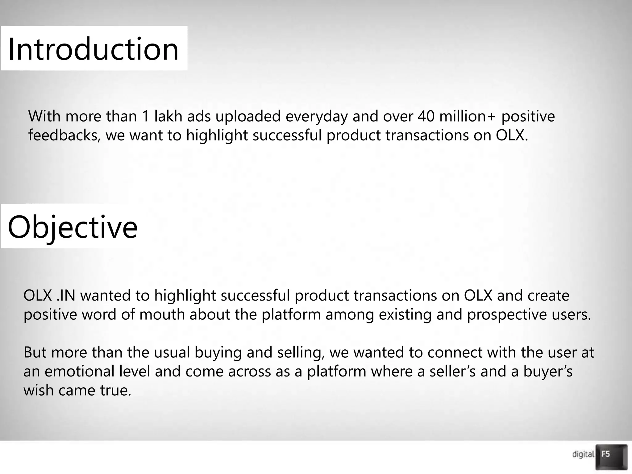 OLX 'Sell & Tell' Campaign Managed To Got Over 1000 Customers Share ...
