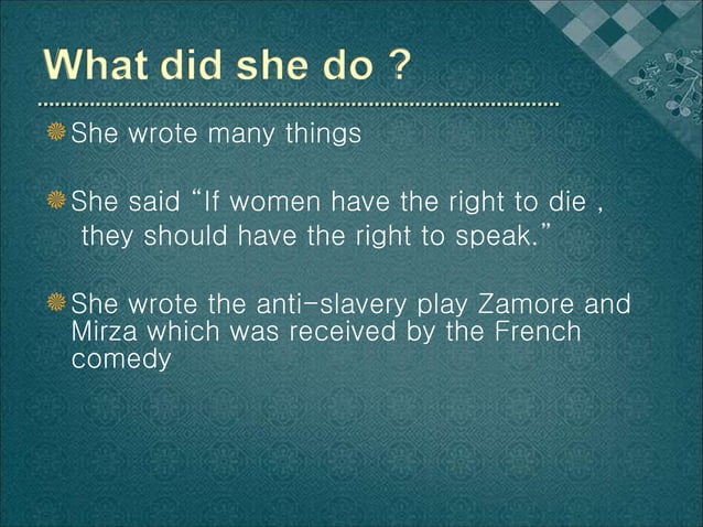 Olympe De Gouges | PPT