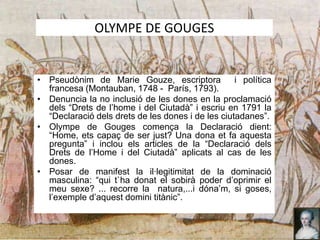 Olympe de gouges, | PPT