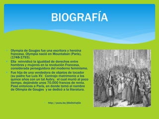 Olympia de gouges | PPTX
