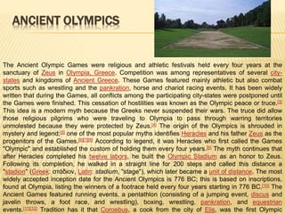 Olympic PPT | PPT