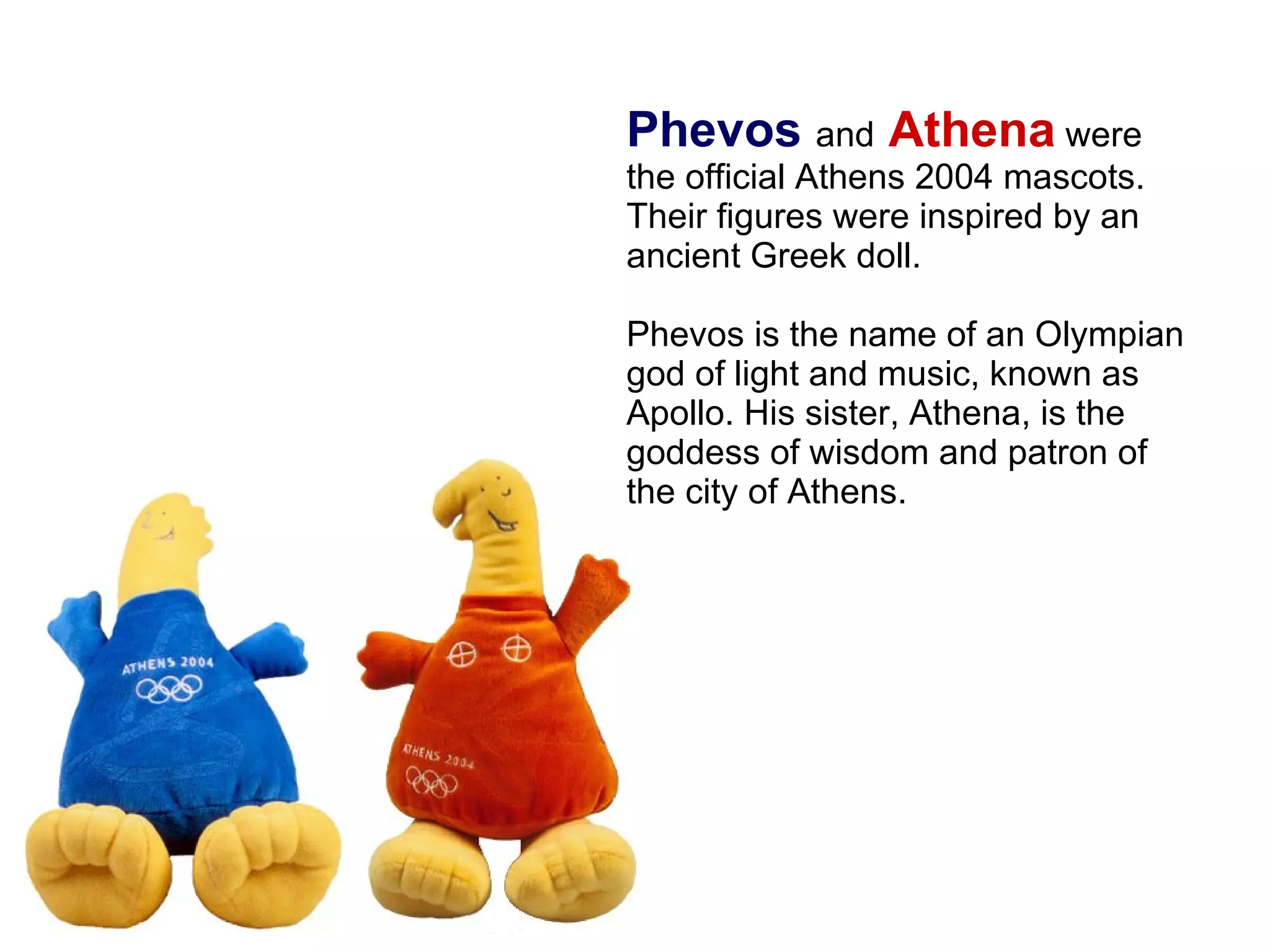 Mascots in the Olympics | PPT