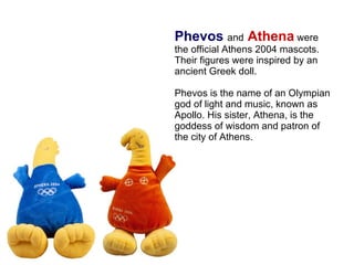 Mascots in the Olympics | PPT