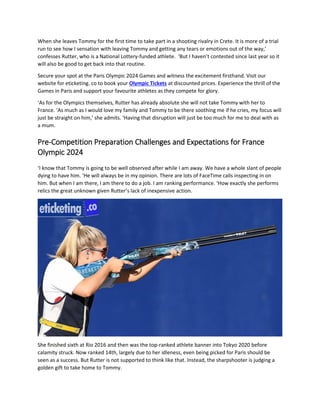 Olympic 2024 GB Shooting Star Amber Rutter's Journey Balancing ...