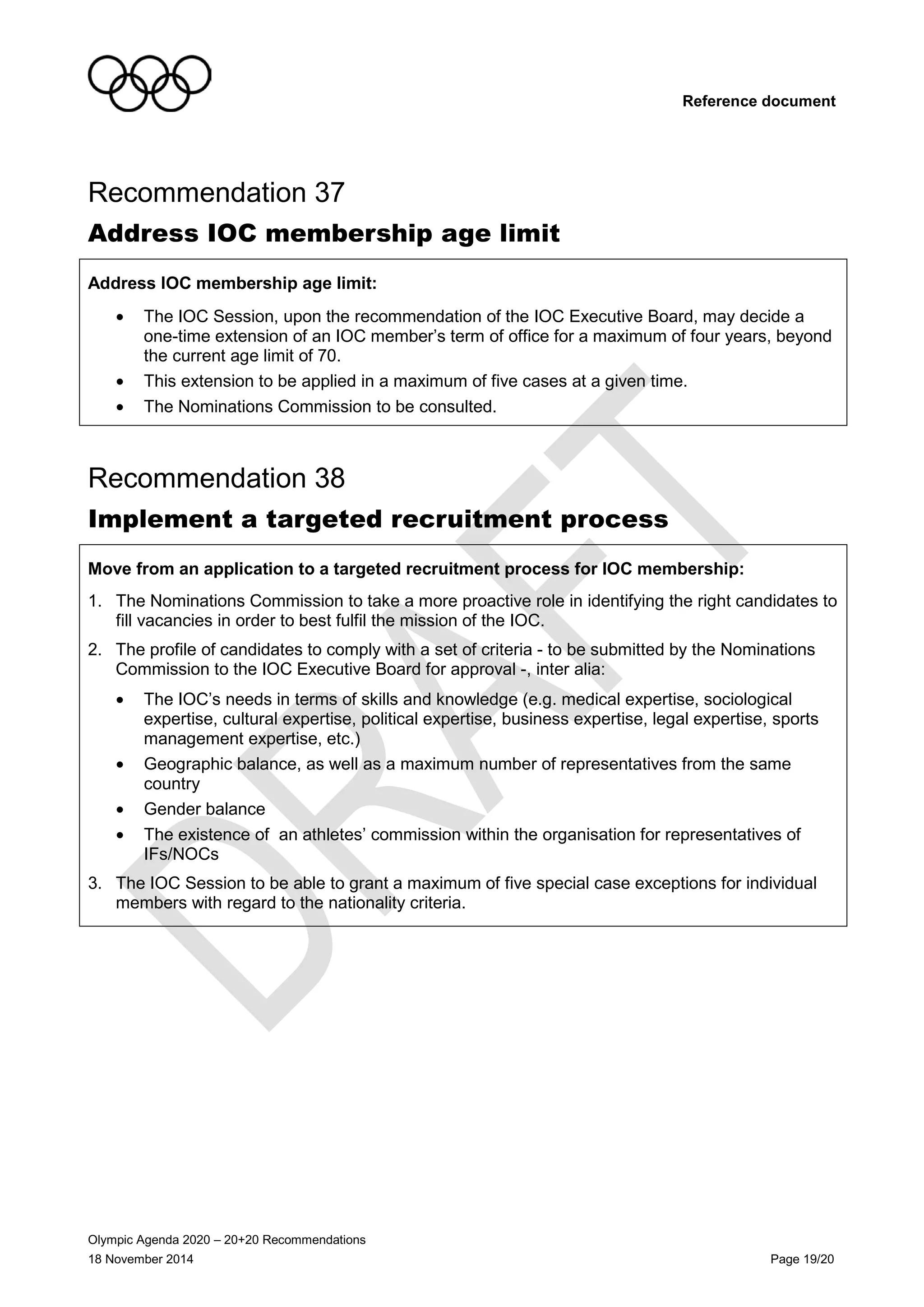 Olympic agenda 2020-20-20_recommendations-eng | PDF