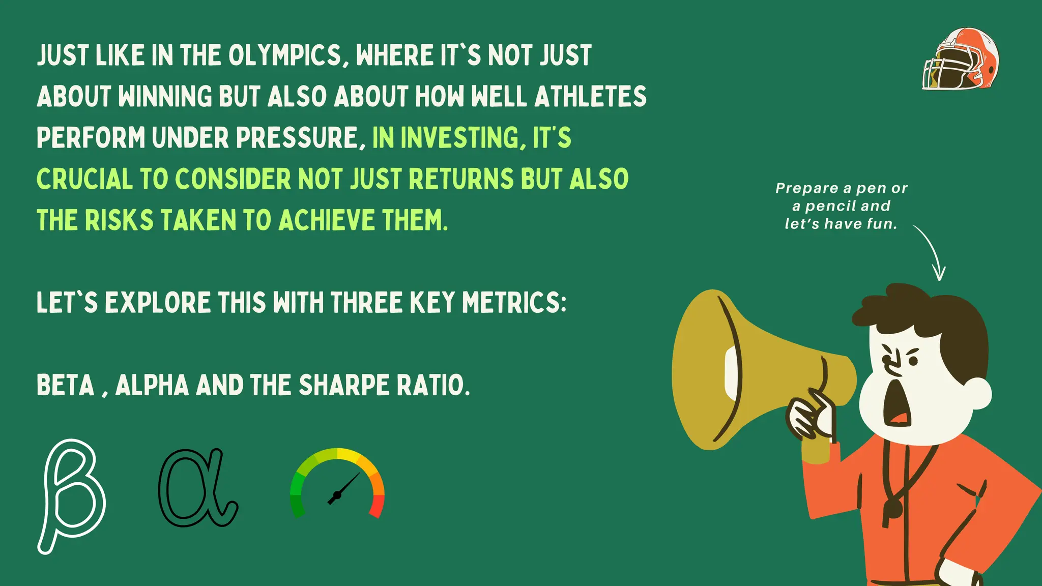 Understanding risk-adjusted performance: An olympic analogy | PDF