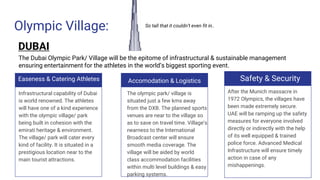 Sample UAE Olympic Bid Proposal for Summer Olympics 2032 | PPTX