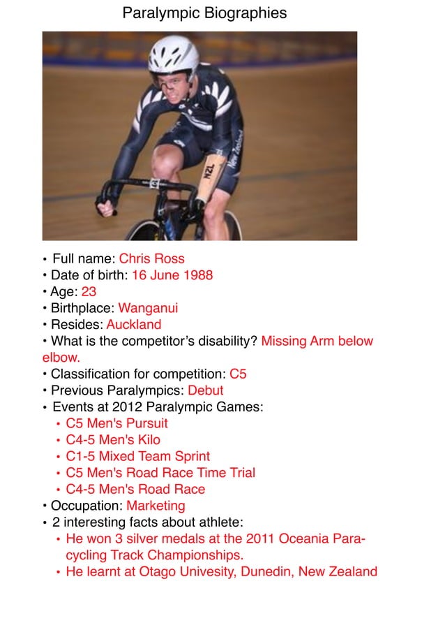 Olympic biography | PDF