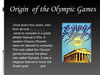 Olympic games | PPT
