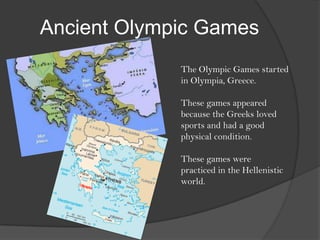 Olympic games | PPTX