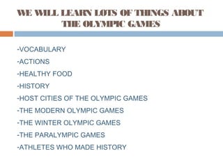 Olympic games | PPT