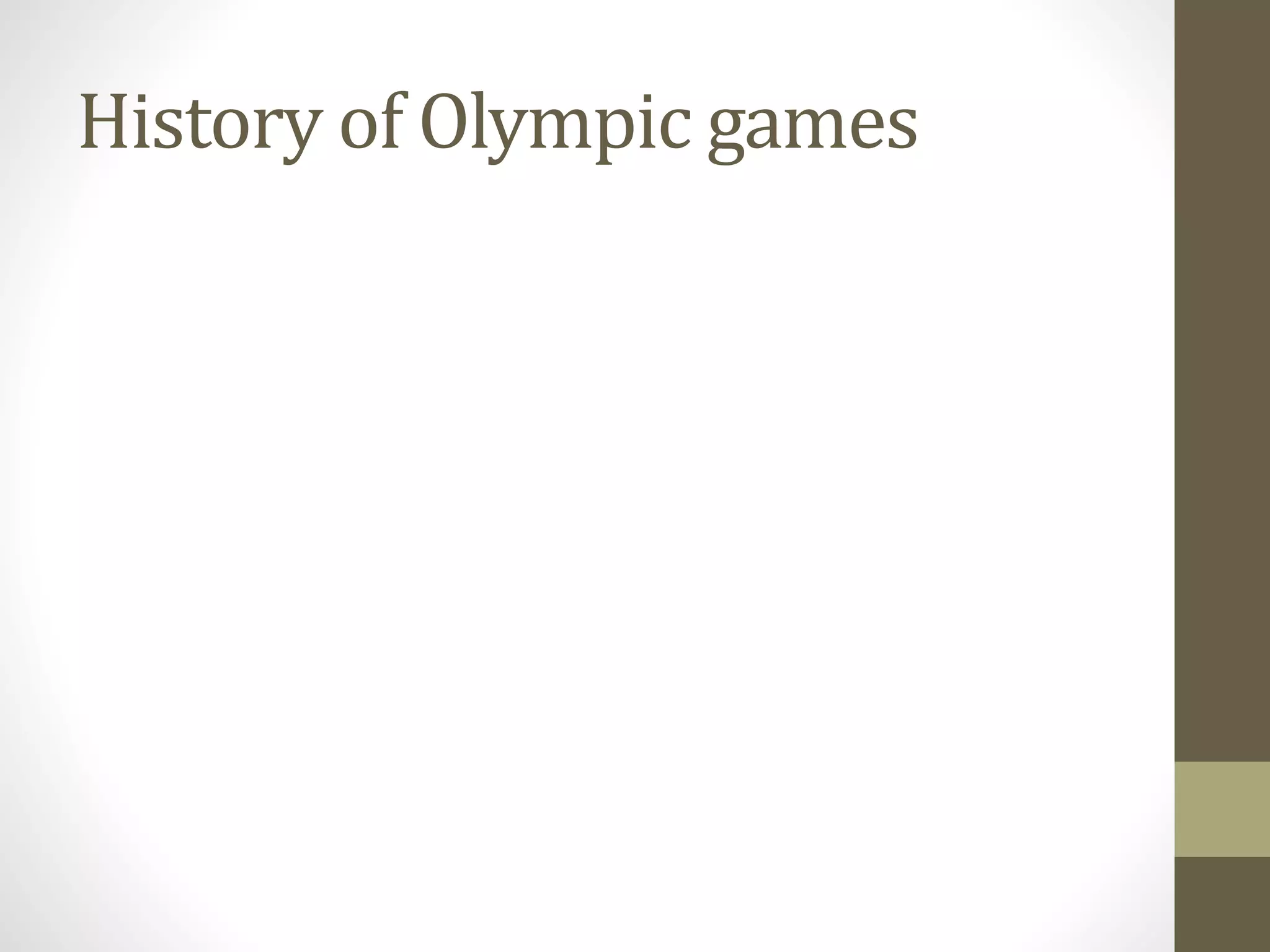 Olympic games | PPTX | Summer Olympic Sports | Olympic Sports