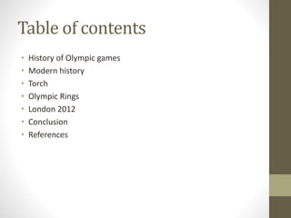 Olympic games | PPT