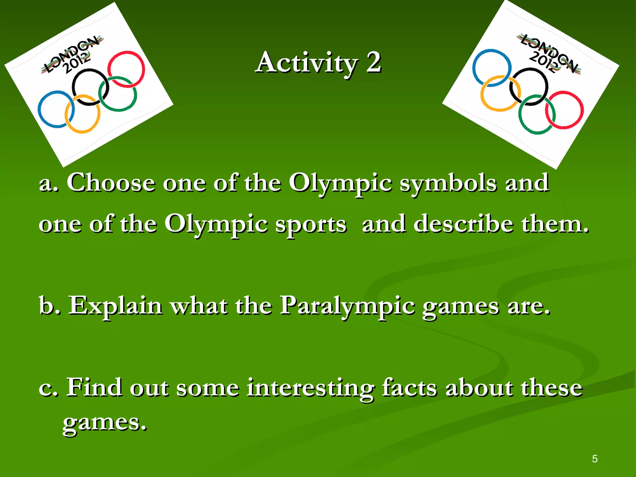 Olympic games 2012 | PPT