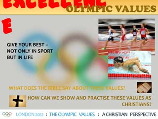 Olympic games a_christian_perspective | PPT
