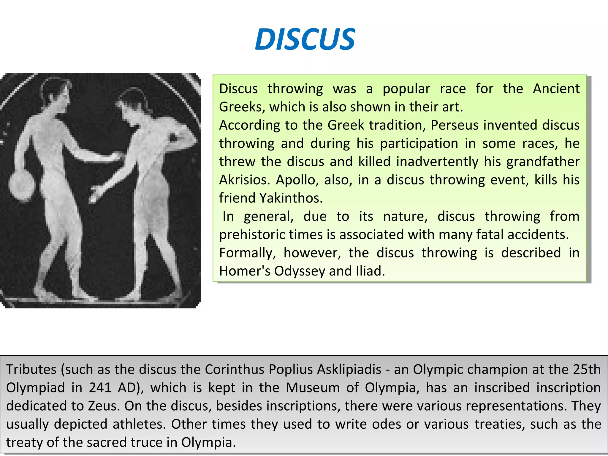 Olympic games in the ancient years | PPT