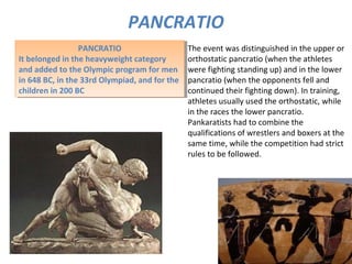 Olympic games in the ancient years | PPT